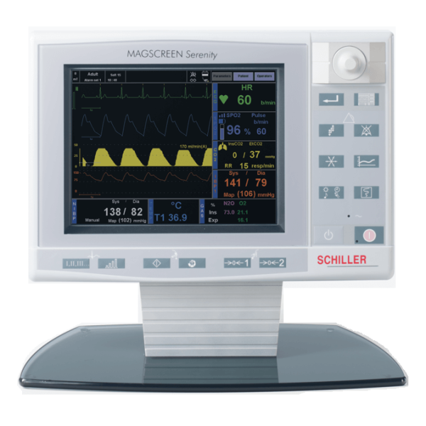 Monitor de Signos Vitales apto Resonancia Magnética Schiller Maglife ...